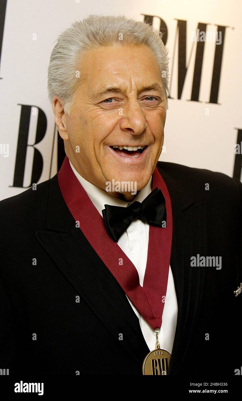 Mitch Murray arriving at the BMI 2012 Awards at the Dorchester Hotel in ...