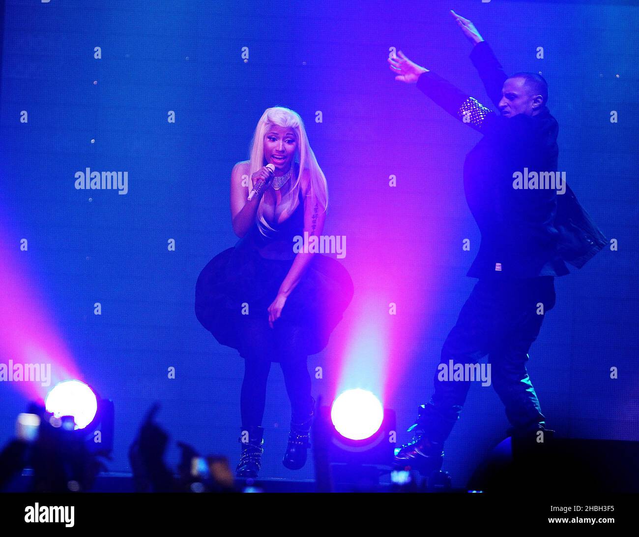 Nicki Minaj performs live in concert at the Capital FM Arena in ...
