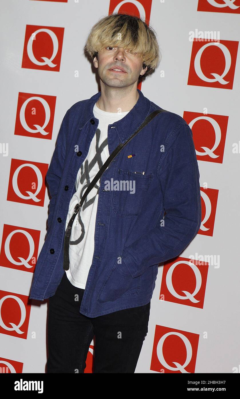 Tim Burgess of The Charlatans arriving at the Q Awards at the Grosvenor ...