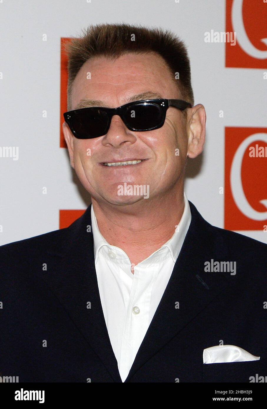 Chas Smash of Madness arriving at the Q Awards at the Grosvenor Hotel ...