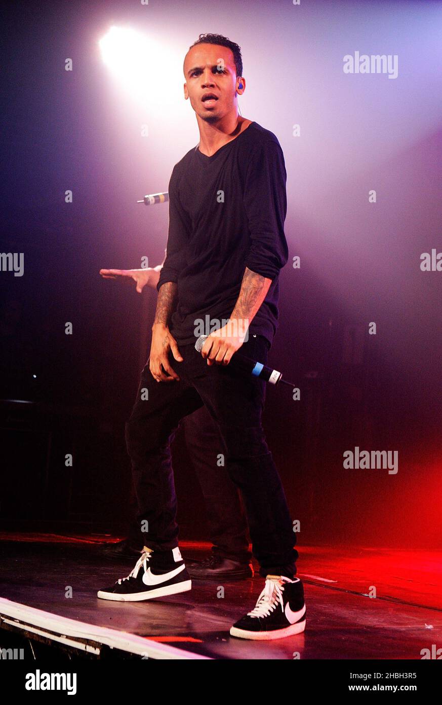 Aston Merrygold of JLS performs at G-A-Y Heaven in London Stock Photo ...