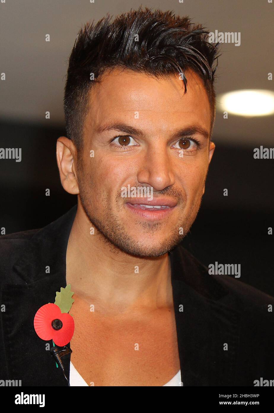 Peter Andre signs copies of his new album "Angels And Demons" and his ...