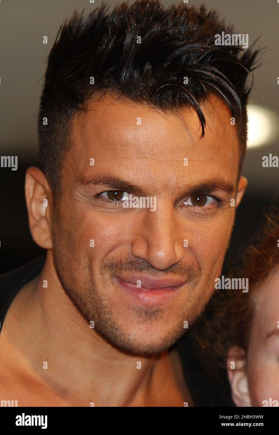 Peter Andre signs copies of his new album "Angels And Demons" and his ...