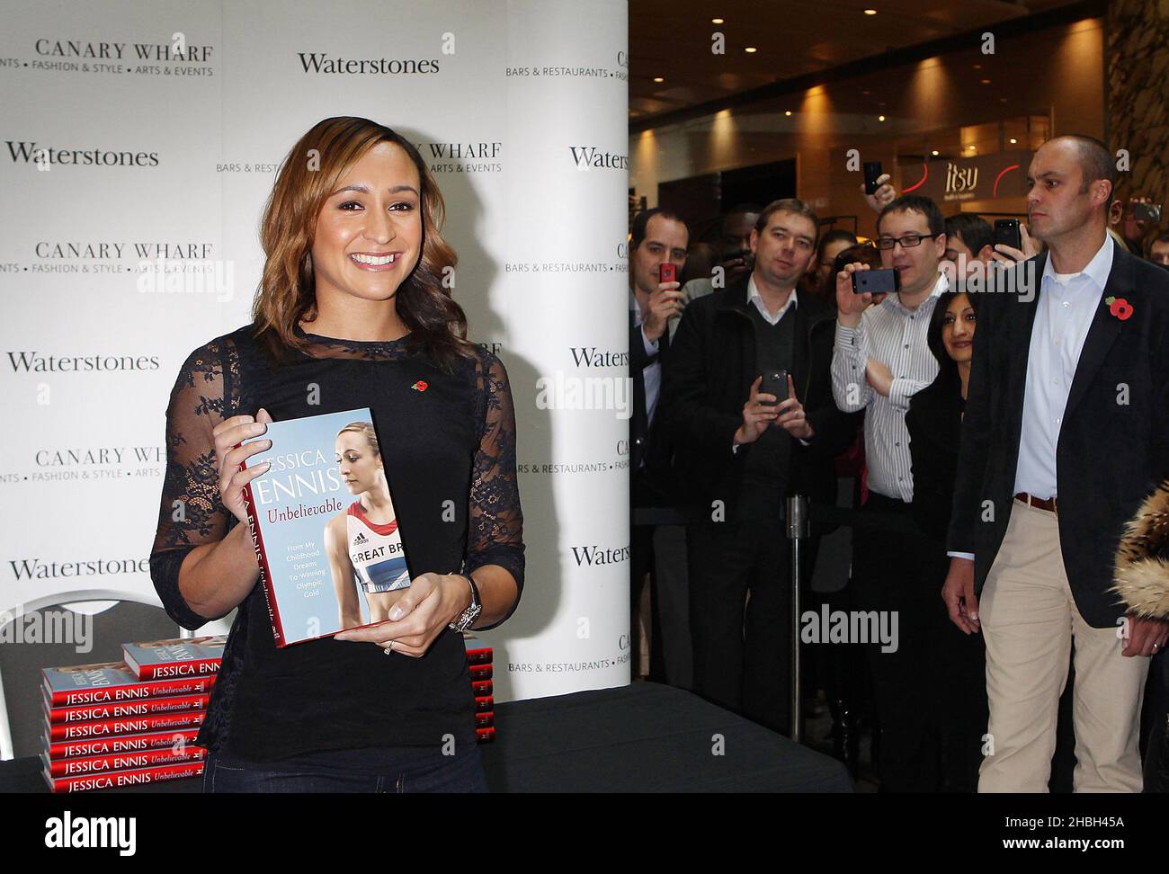 Jessica Ennis signs copies of her new book "Unbelievable" at ...