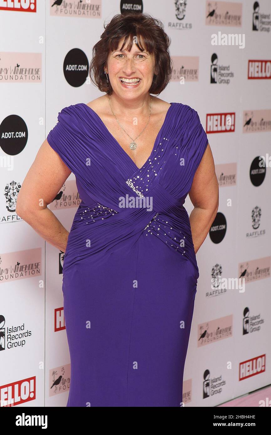 Janice Winehouse attending the Amy Winehouse Foundation Tribute Ball at ...