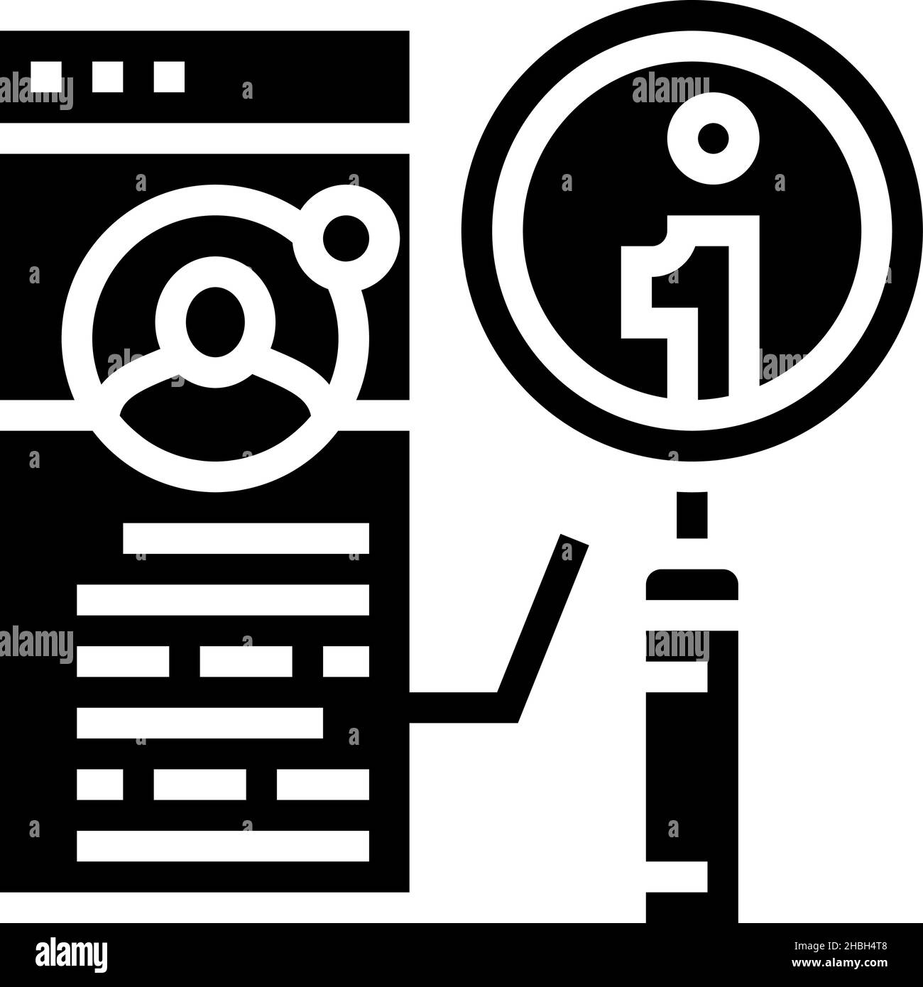 Kyc icon Black and White Stock Photos & Images - Alamy