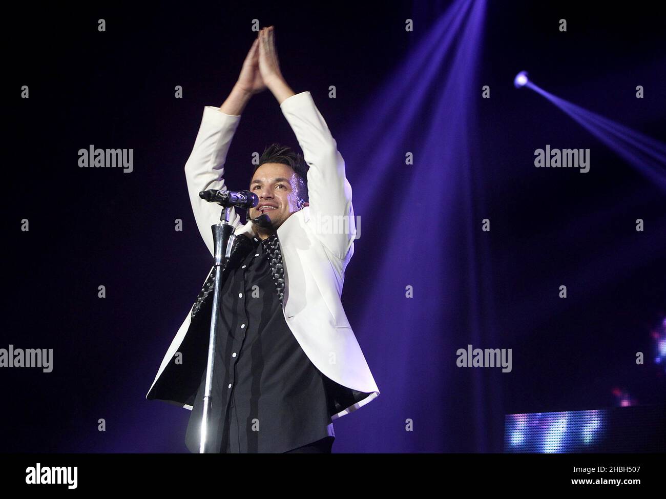 Peter Andre performs live in concert at the 02 Arena in London Stock ...