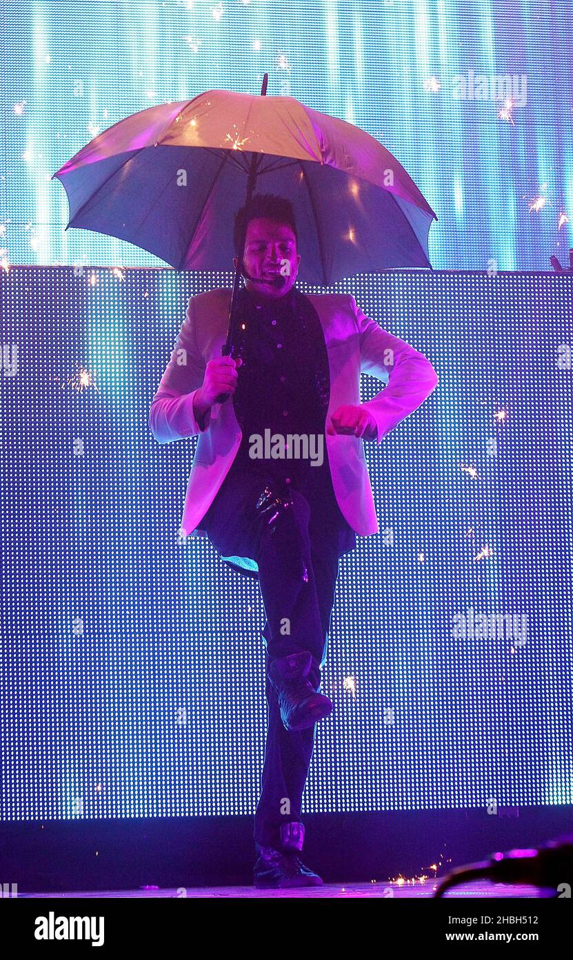 Peter Andre performs live in concert at the 02 Arena in London Stock ...