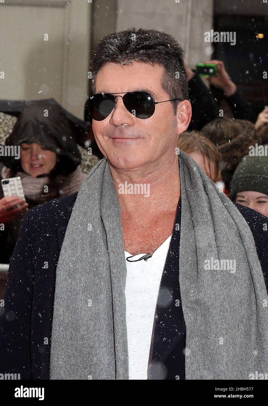 Simon Cowell arrives at the Britain's Got Talent Auditions at the ...
