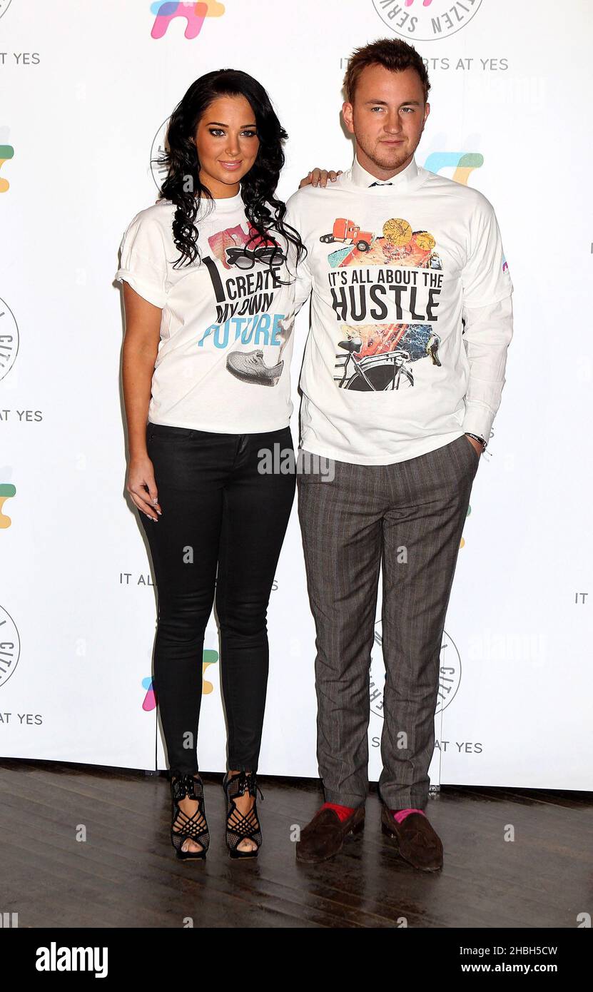 Tulisa Constostavlos and Francis Boulle of Made in Chelsea attend the ...