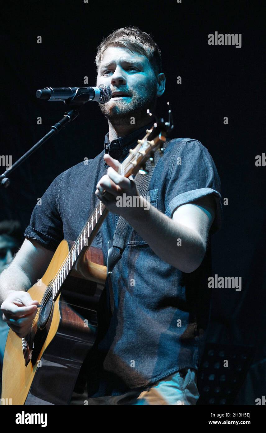 Brian McFadden formerly of Westlife performs and supports Ronan Keating ...