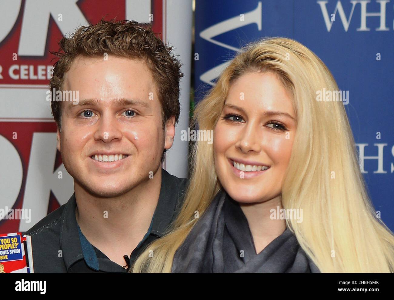 Heidi Montag and Spencer Pratt sign copies of OK Magazine at WHSmith ...