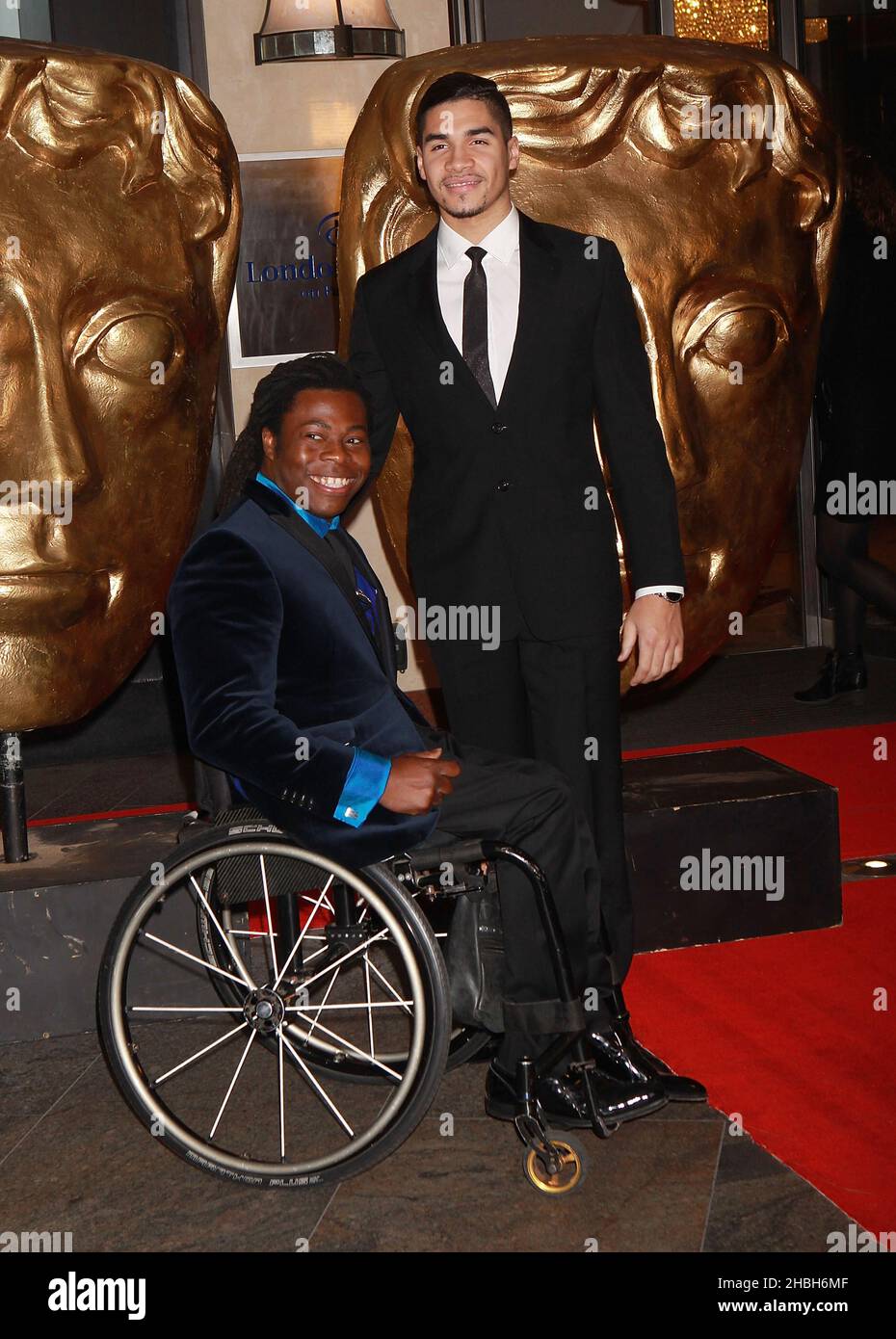 Ade Adepitan and Olympic Gymnast Louis Smith attending The British ...