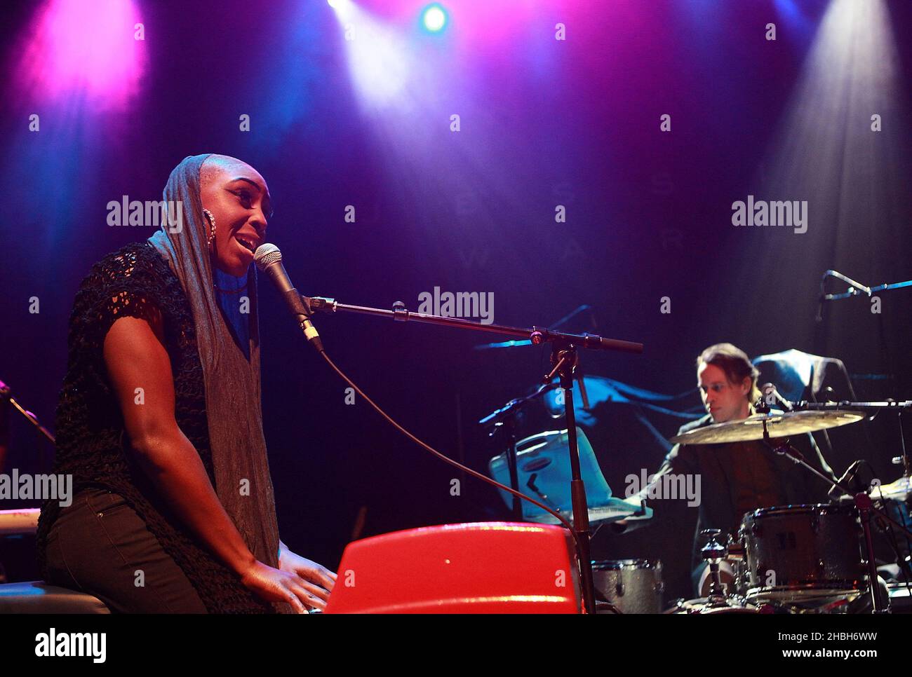 Laura Mvula performs live on stage at the Shepherd's Bush Empire in ...