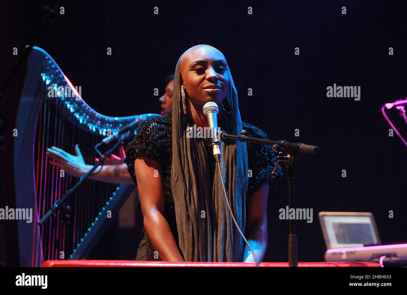 Laura Mvula performs live on stage at the Shepherd's Bush Empire in ...