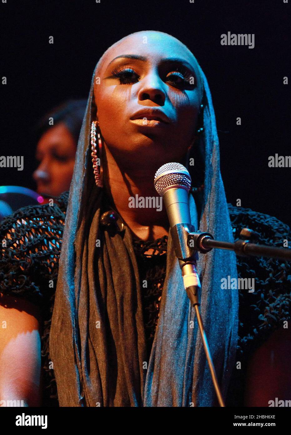Laura Mvula performs live on stage at the Shepherd's Bush Empire in ...