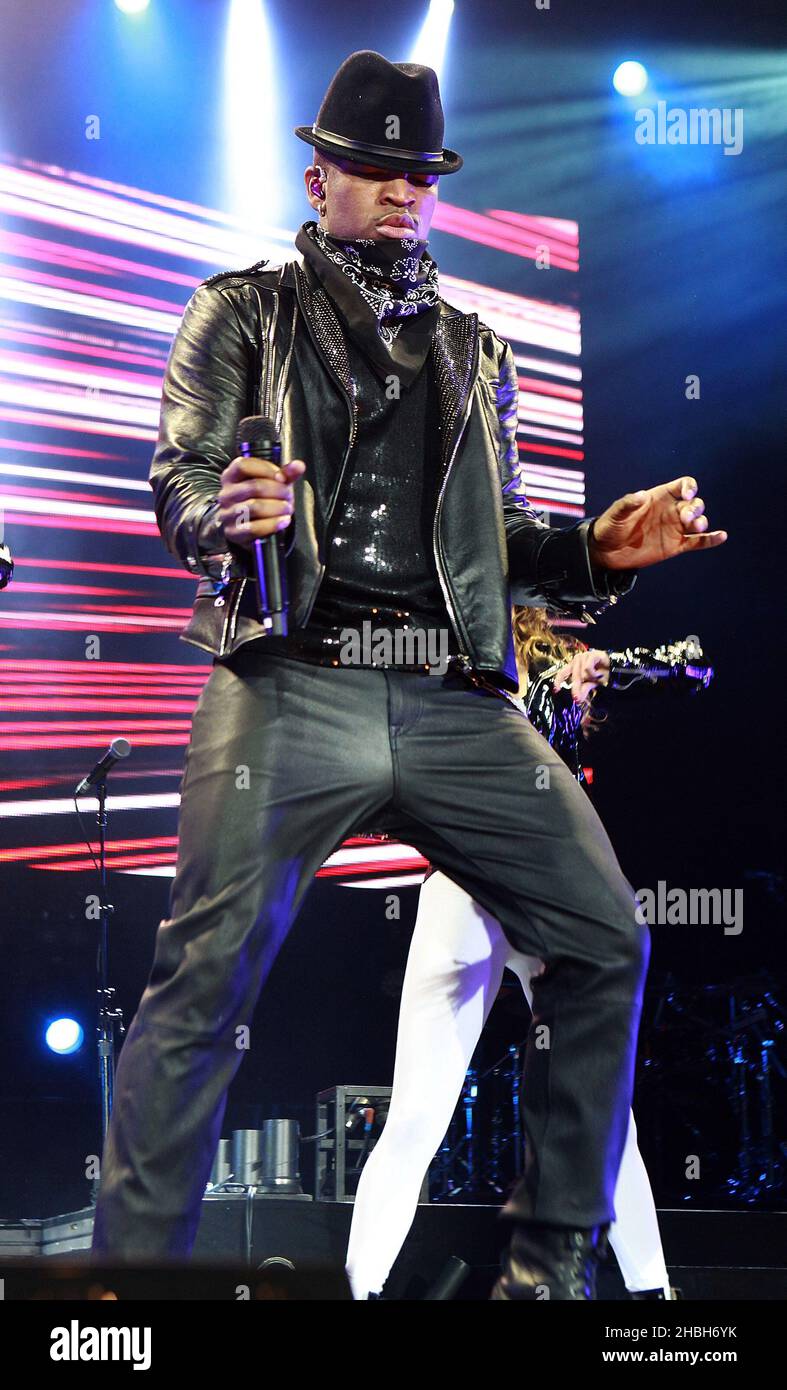 Ne-Yo performs on stage at the 02 Arena in London Stock Photo - Alamy