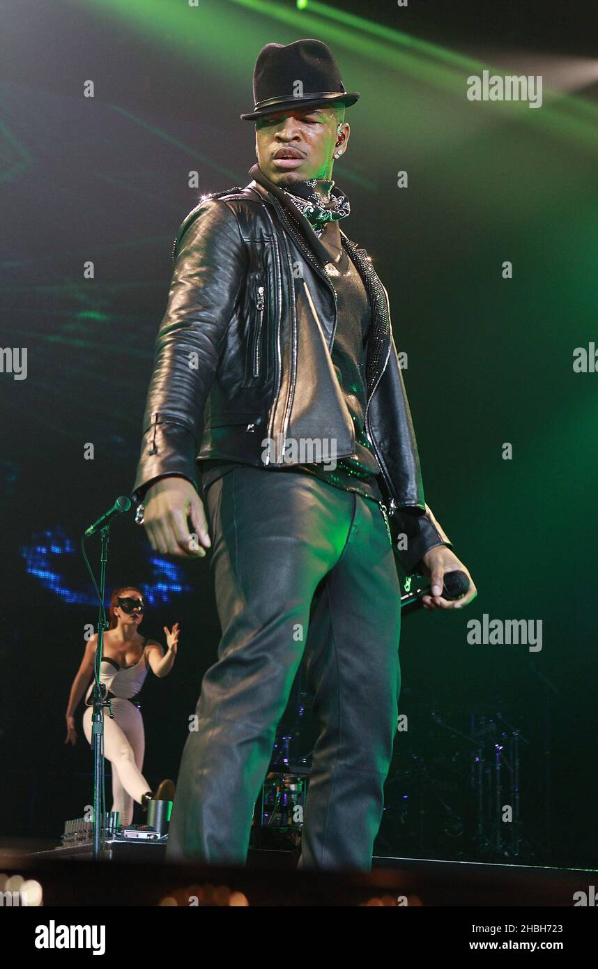 Ne-Yo performs on stage at the 02 Arena in London Stock Photo - Alamy