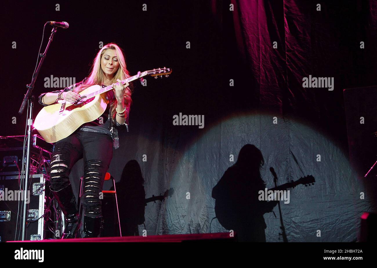 Sonna live in concert, supporting Ne-Yo, at the O2 Arena, London Stock ...