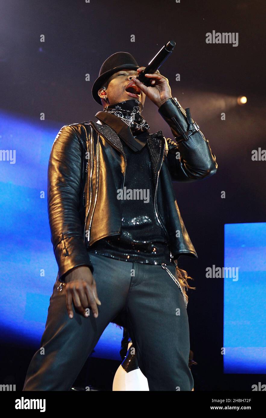 Ne-Yo performs on stage at the 02 Arena in London Stock Photo - Alamy