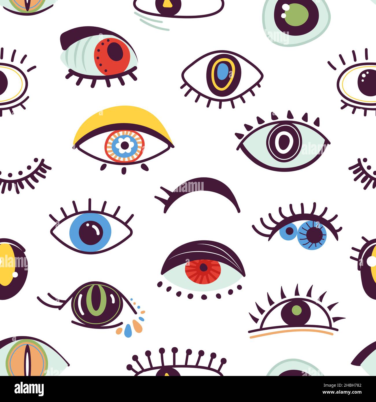 Abstract Eye Drawing