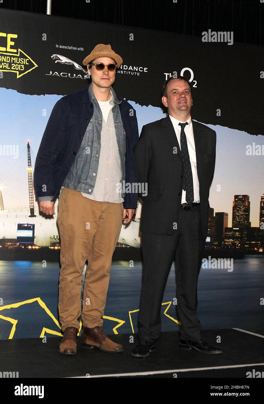 Adam Smith and director and executive producer Casper Delaney attend ...