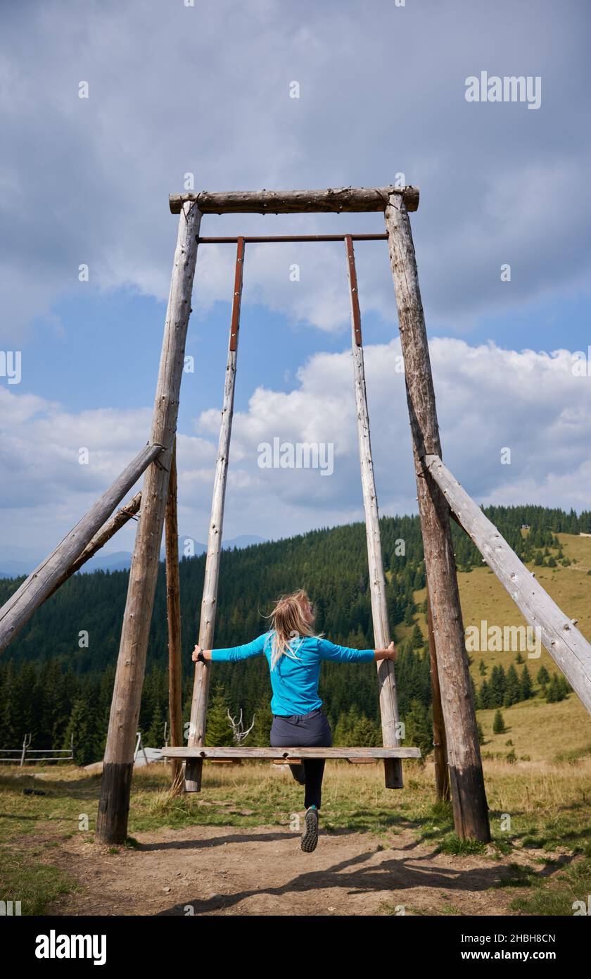 Giant swing swinging hi-res stock photography and images - Alamy