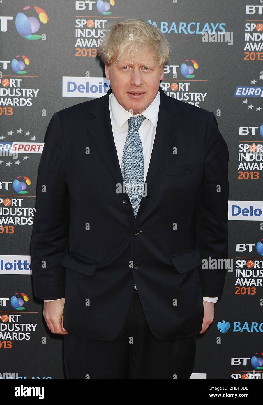 Boris Johnson attending the BT Sports Industry Awards Arrivals at the ...