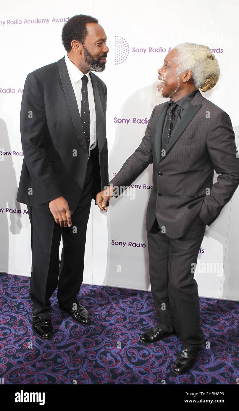 Lenny Henry and Billy Ocean attending the Sony Radio Academy Awards at ...