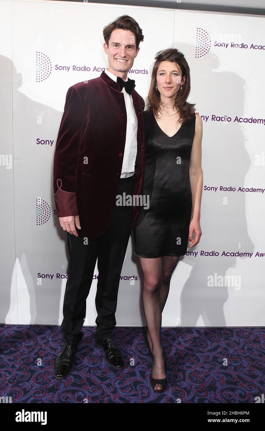 Peter Wilson and his partner attending the Sony Radio Academy Awards at ...