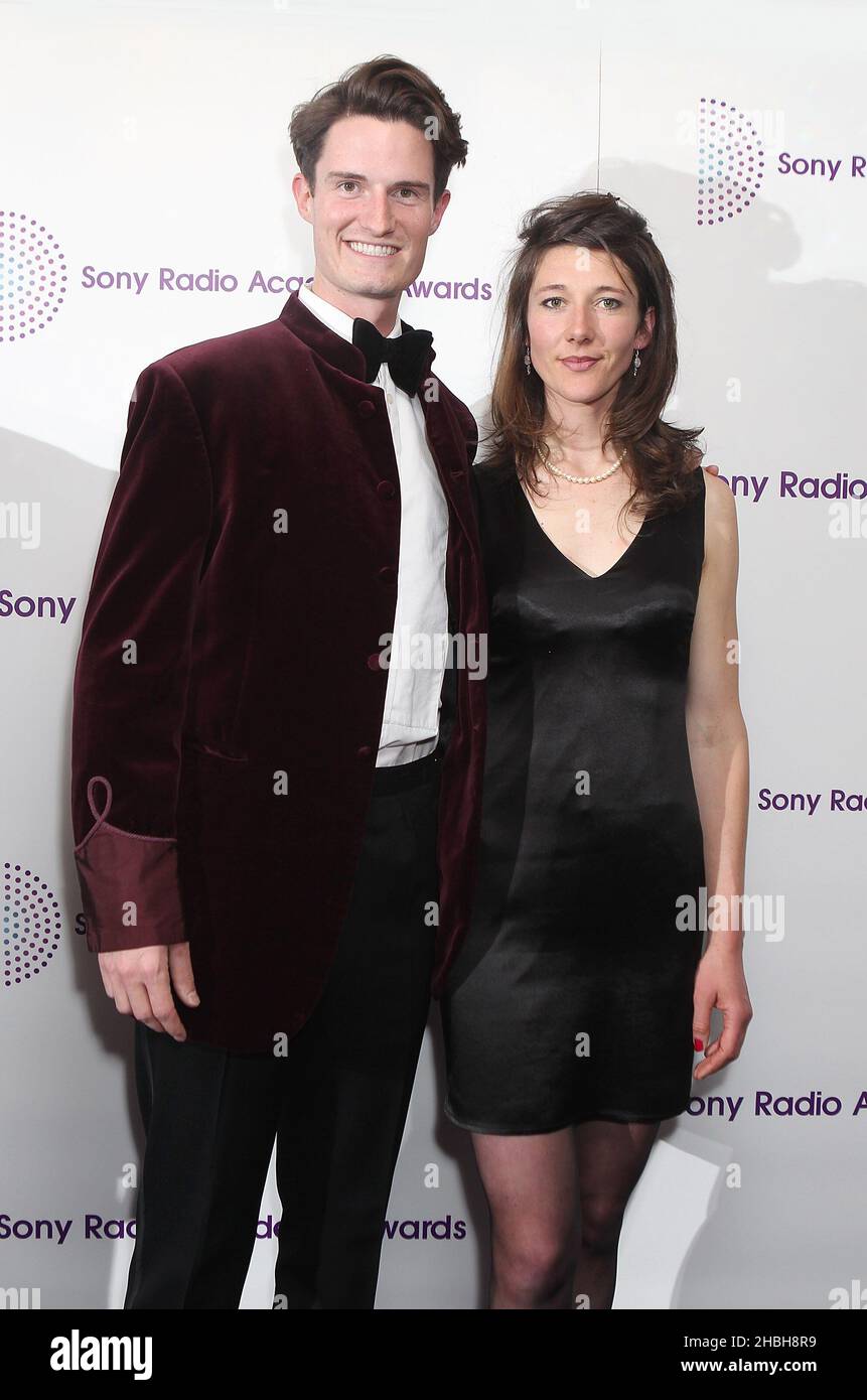 Peter Wilson and his partner attending the Sony Radio Academy Awards at ...