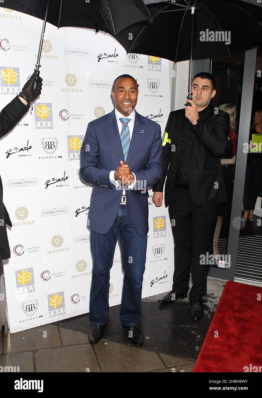 Colin Jackson attending the Aston Martin Tailoring Collection - VIP ...