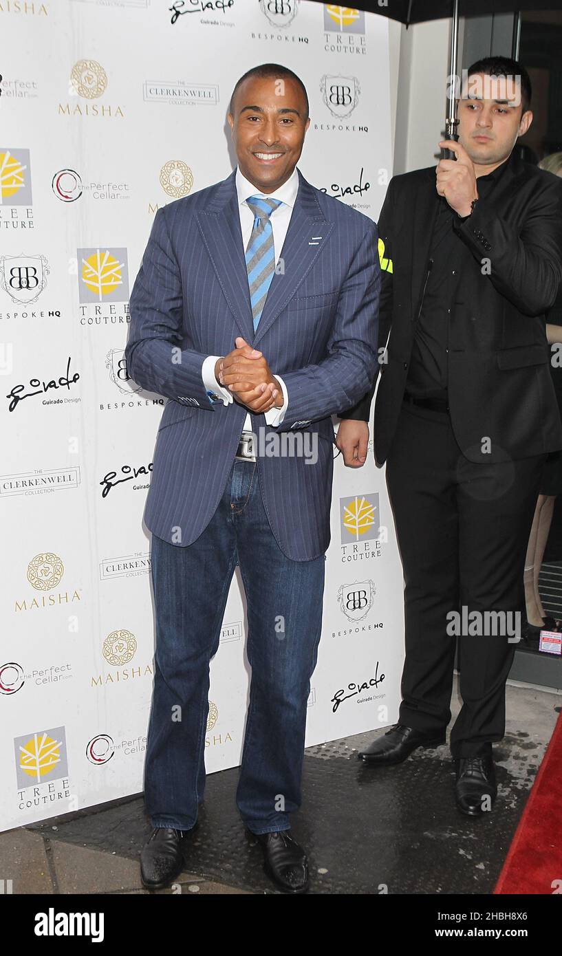 Colin Jackson attending the Aston Martin Tailoring Collection - VIP ...