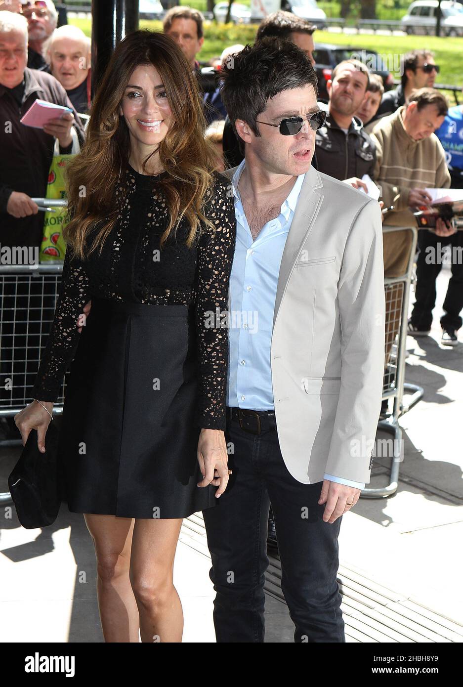 Sarah MacDonald and Noel Gallagher attend the Ivor Novello Awards ...