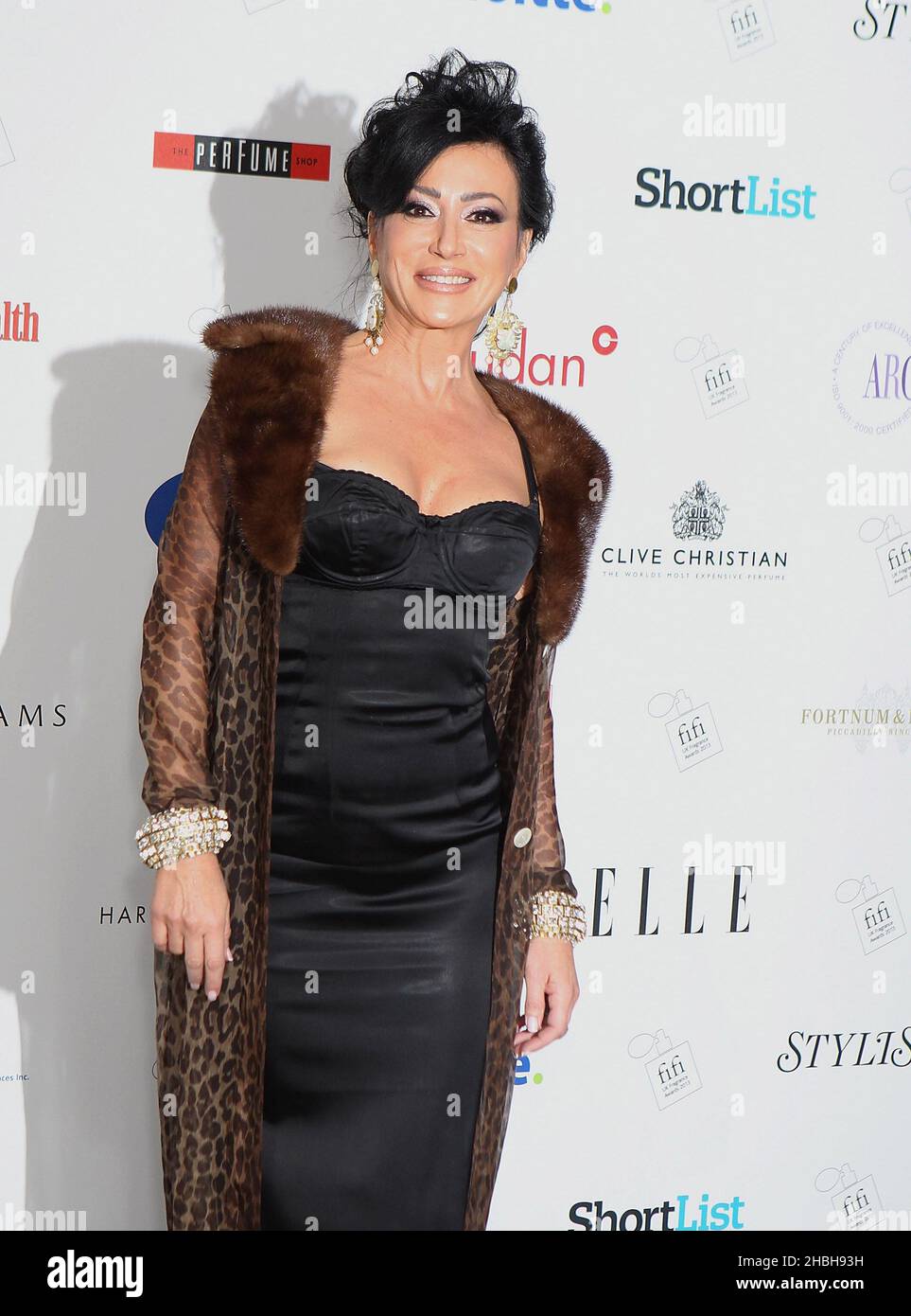 Nancy dellolio attending the fifi uk fragrance 2013 the brewery hi-res ...