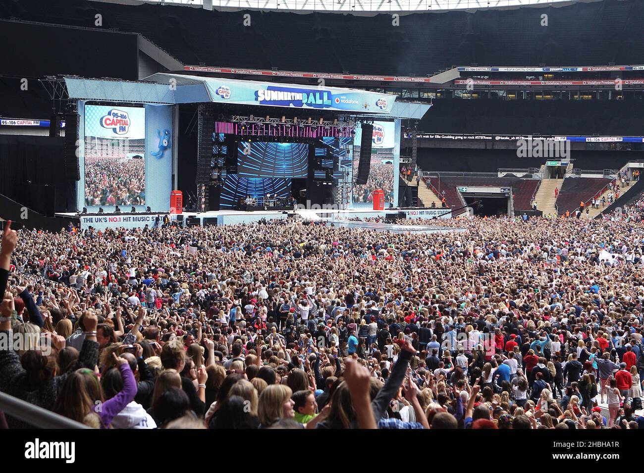 Labrinth performs on stage at Capital FM's Summertime Ball at Wembley ...