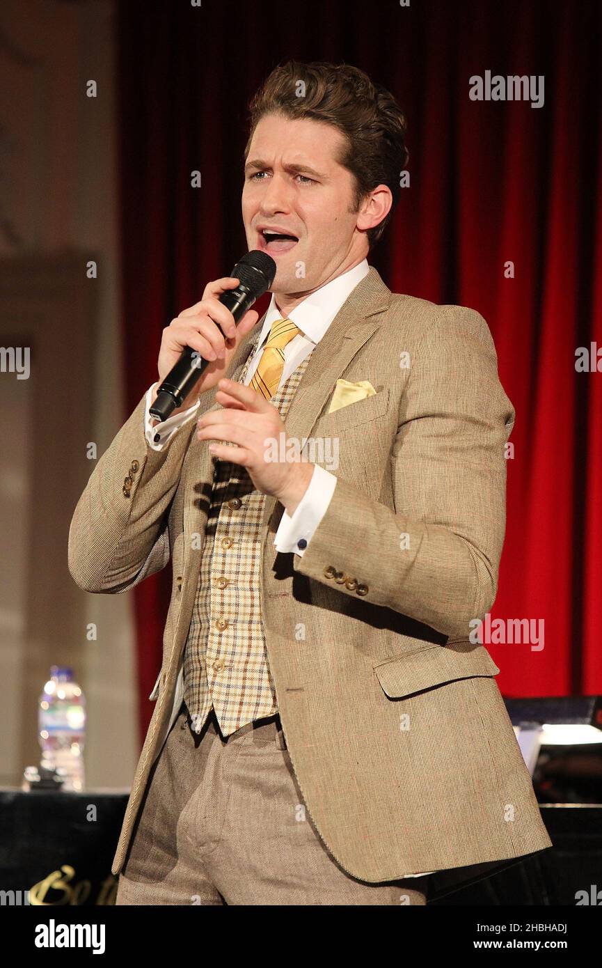 Matthew Morrison performs on stage at the Bush Hall in London Stock ...