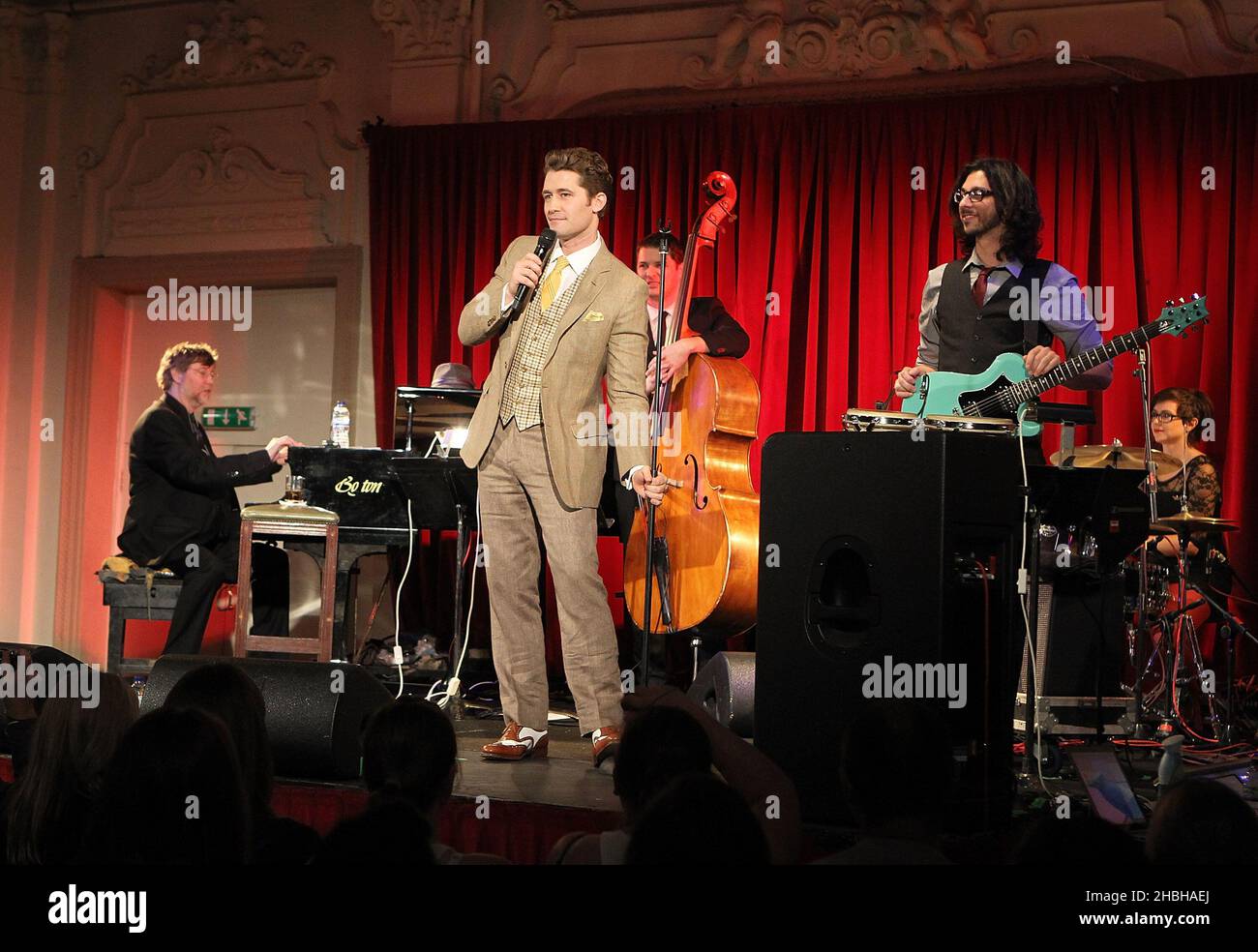 Matthew Morrison performs on stage at the Bush Hall in London Stock ...