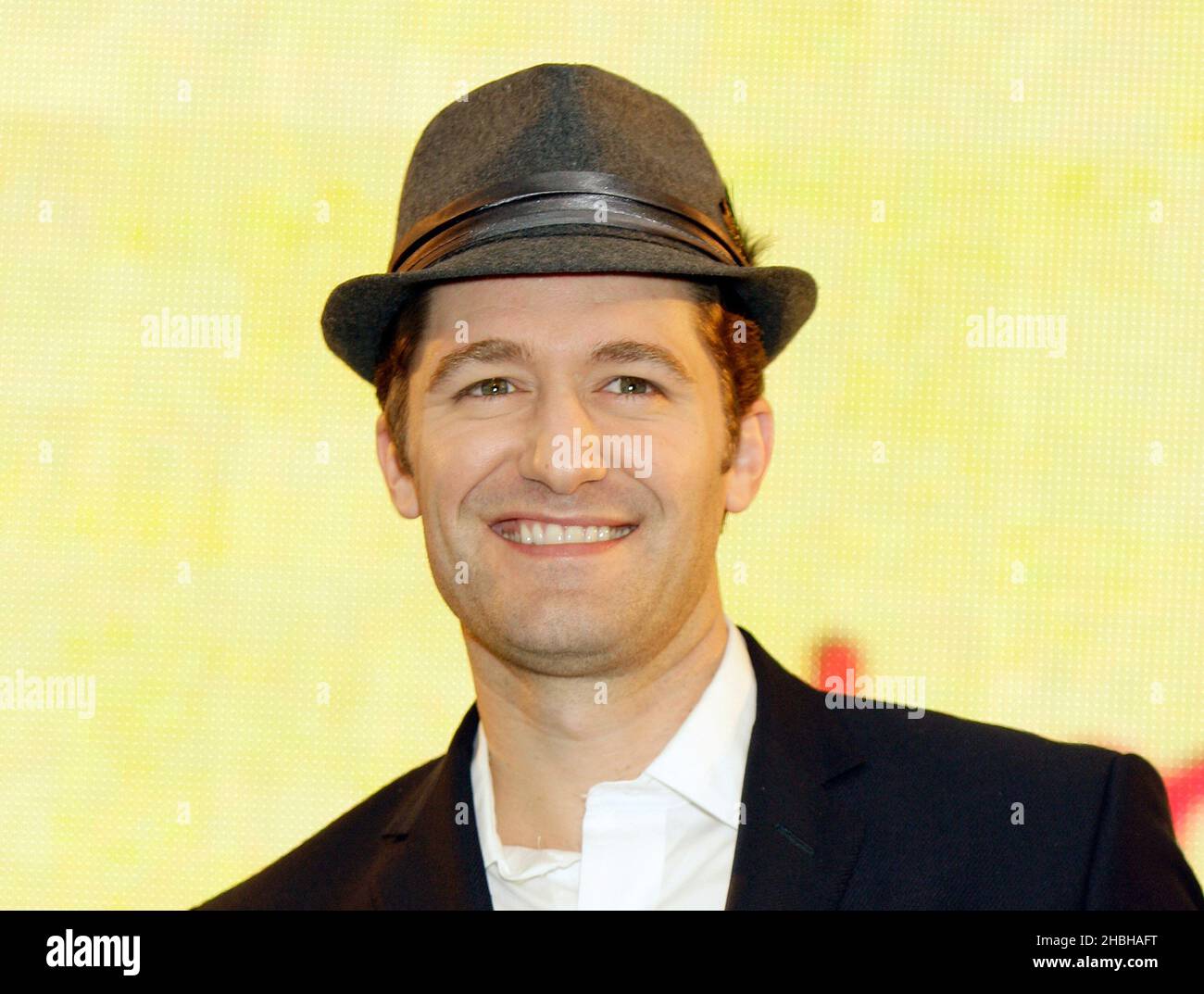 Matthew Morrison attending a signing session for his album 'Where It ...