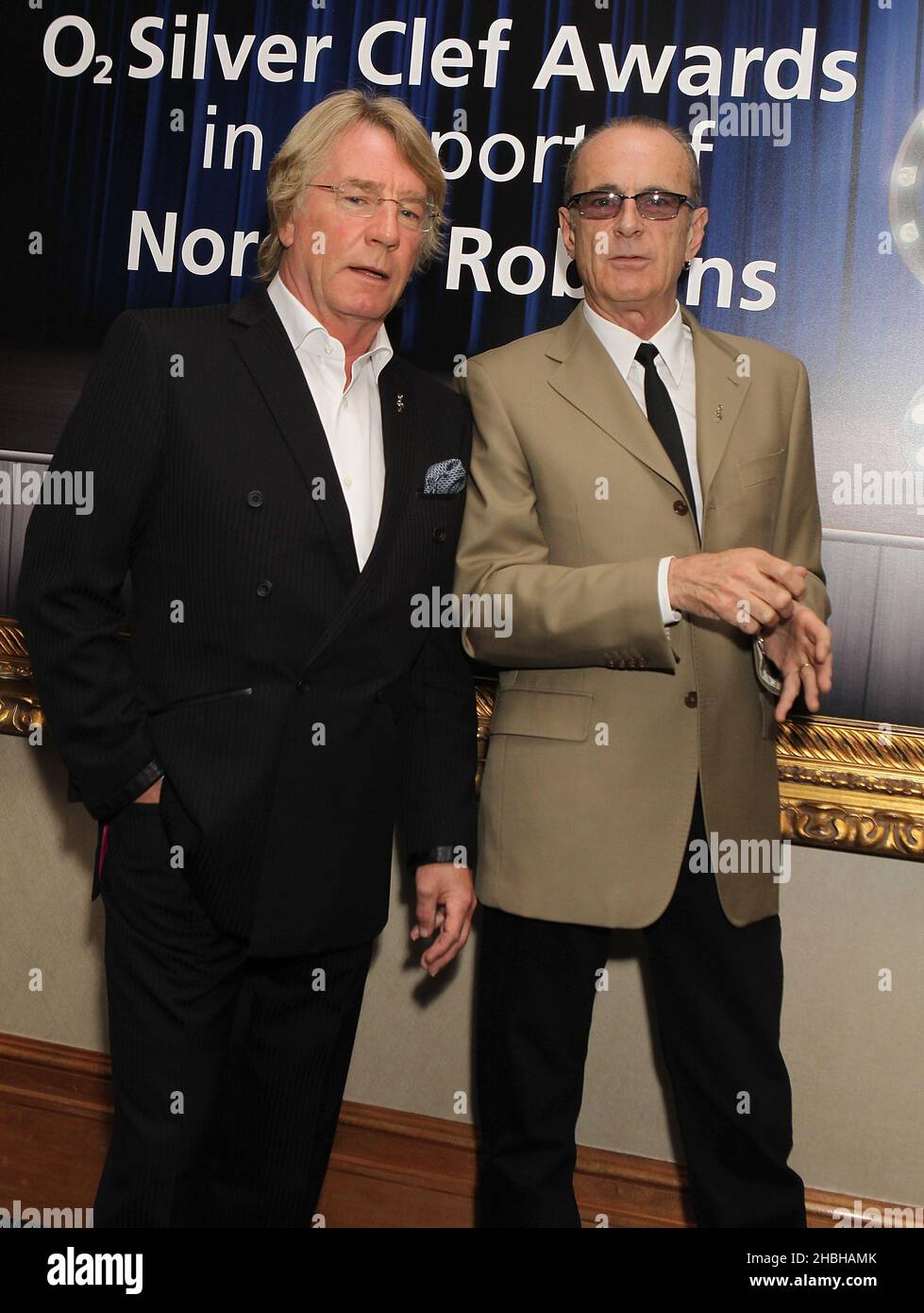 Rick Parfitt and Francis Rossi of Status Quo attending the Nordoff ...