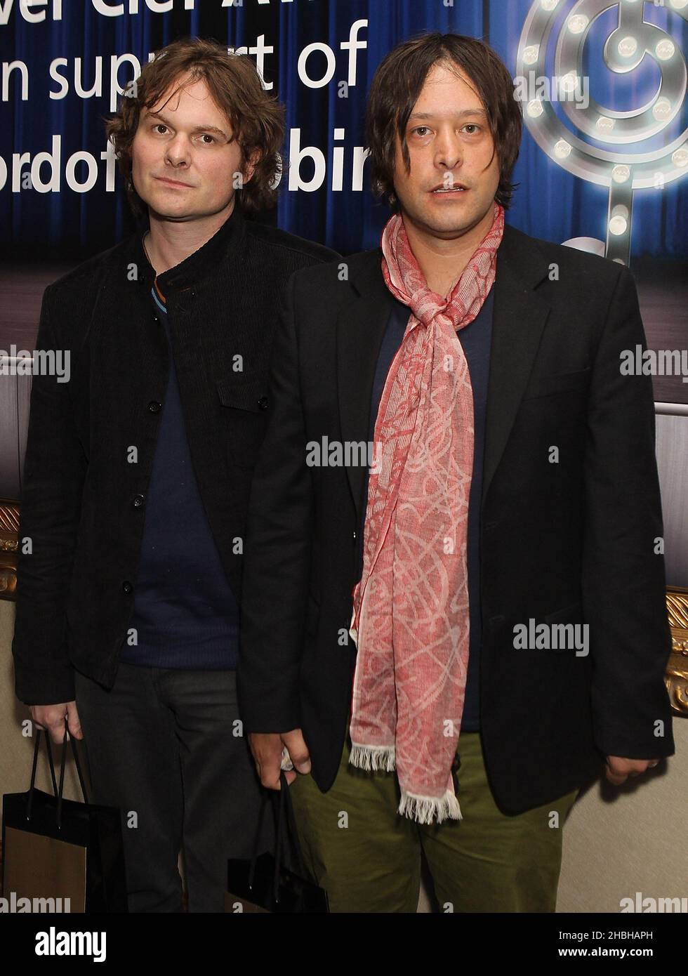 Simon Jones and Nick McCabe of The Verve attending the Nordoff Robbins ...