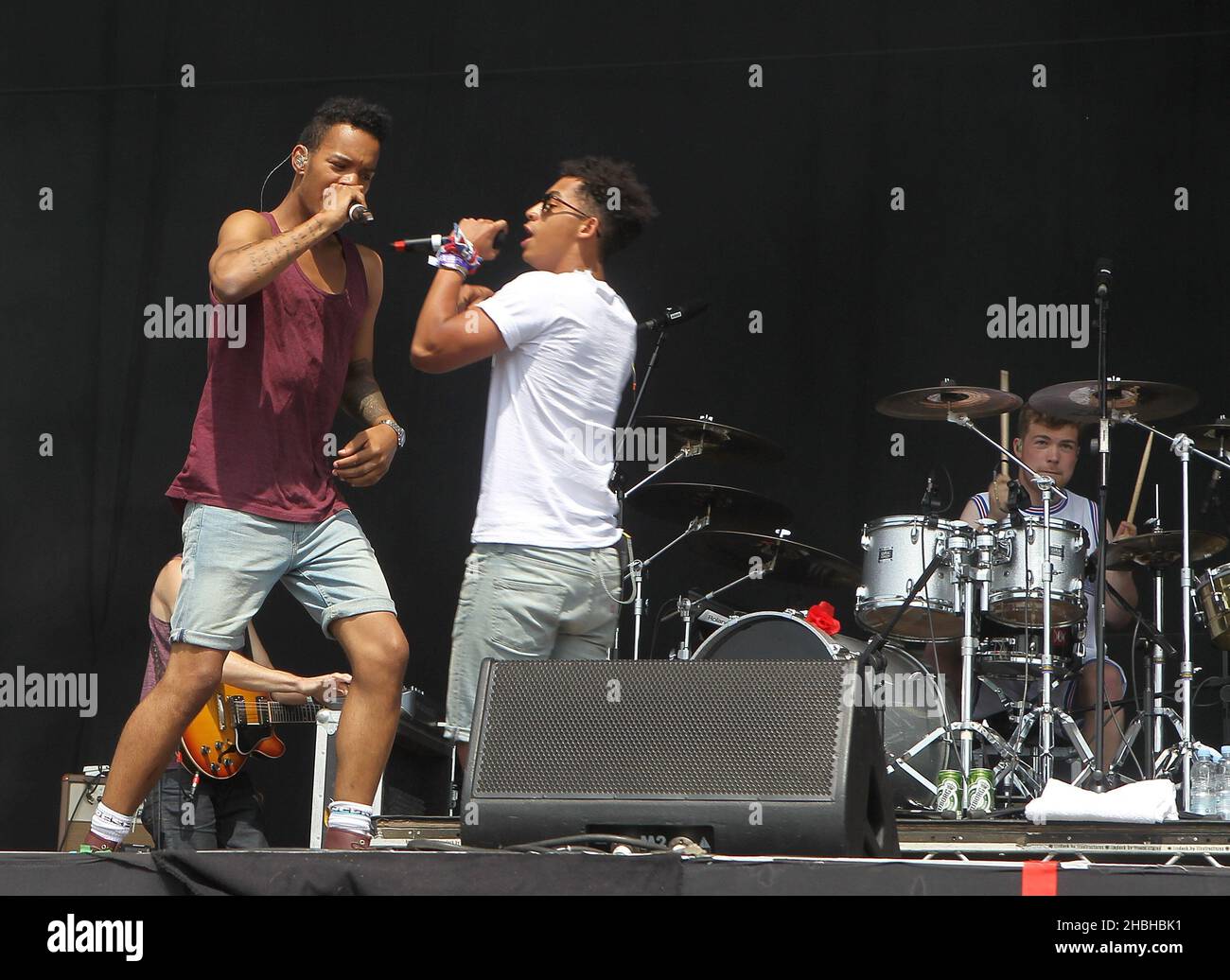 (Left to Right) Harley "Sylvester" Alexander-Sule and Jordan "Rizzle ...