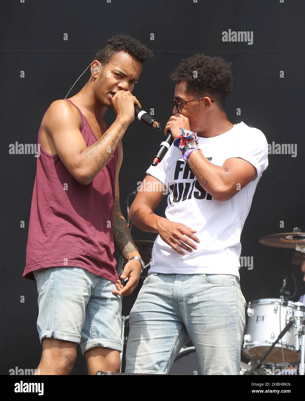 Harley 'Sylvester' Alexander-Sule and Jordan 'Rizzle' Stephens of ... Harley 'Sylvester' Alexander-Sule and Jordan 'Rizzle' Stephens of ...