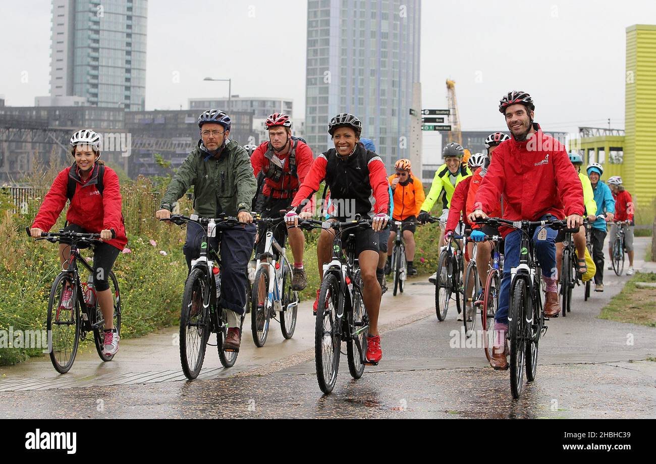 (L-R) Lydia Bright,Wayne Hemingway,Dame Kelly Holmes and David Stone ...