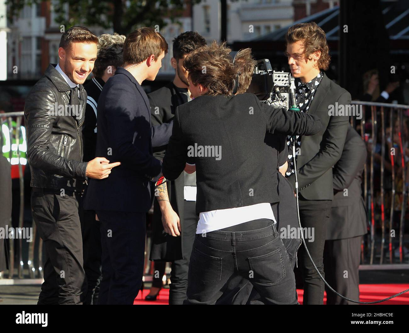 Liam Payne,Louis Tomlinson,Niall Horan,Zayn Malik and Harry Styles attend the One Direction ...