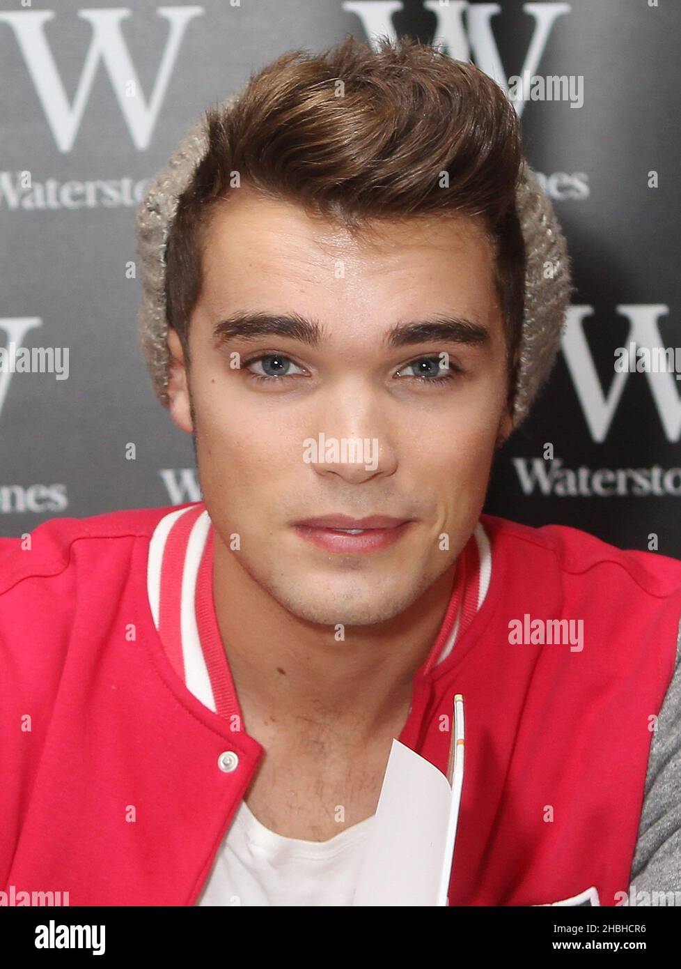 Jamie Hamblett of Union J at the signing of their autobiography, Our ...