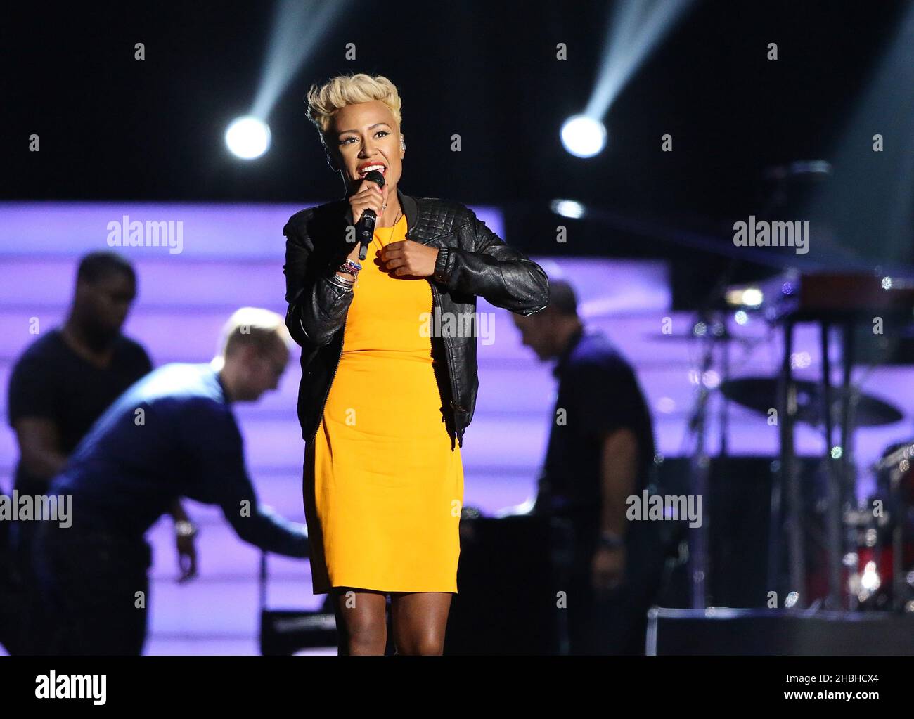 Emeli sande performs stage unity hi-res stock photography and images ...