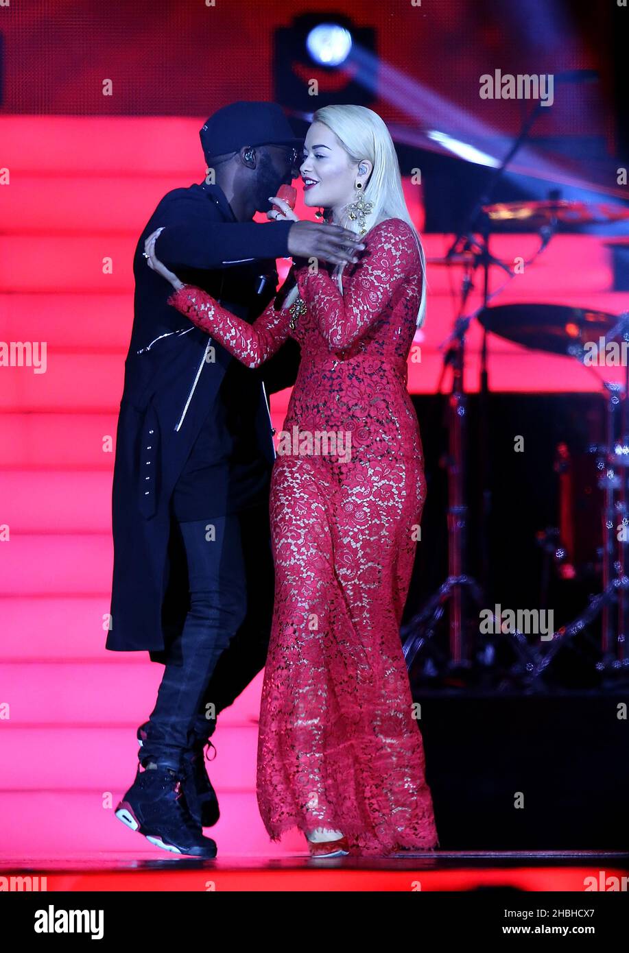 Rita Ora performs on stage at Unity: A concert for Stephen Lawrence at ...