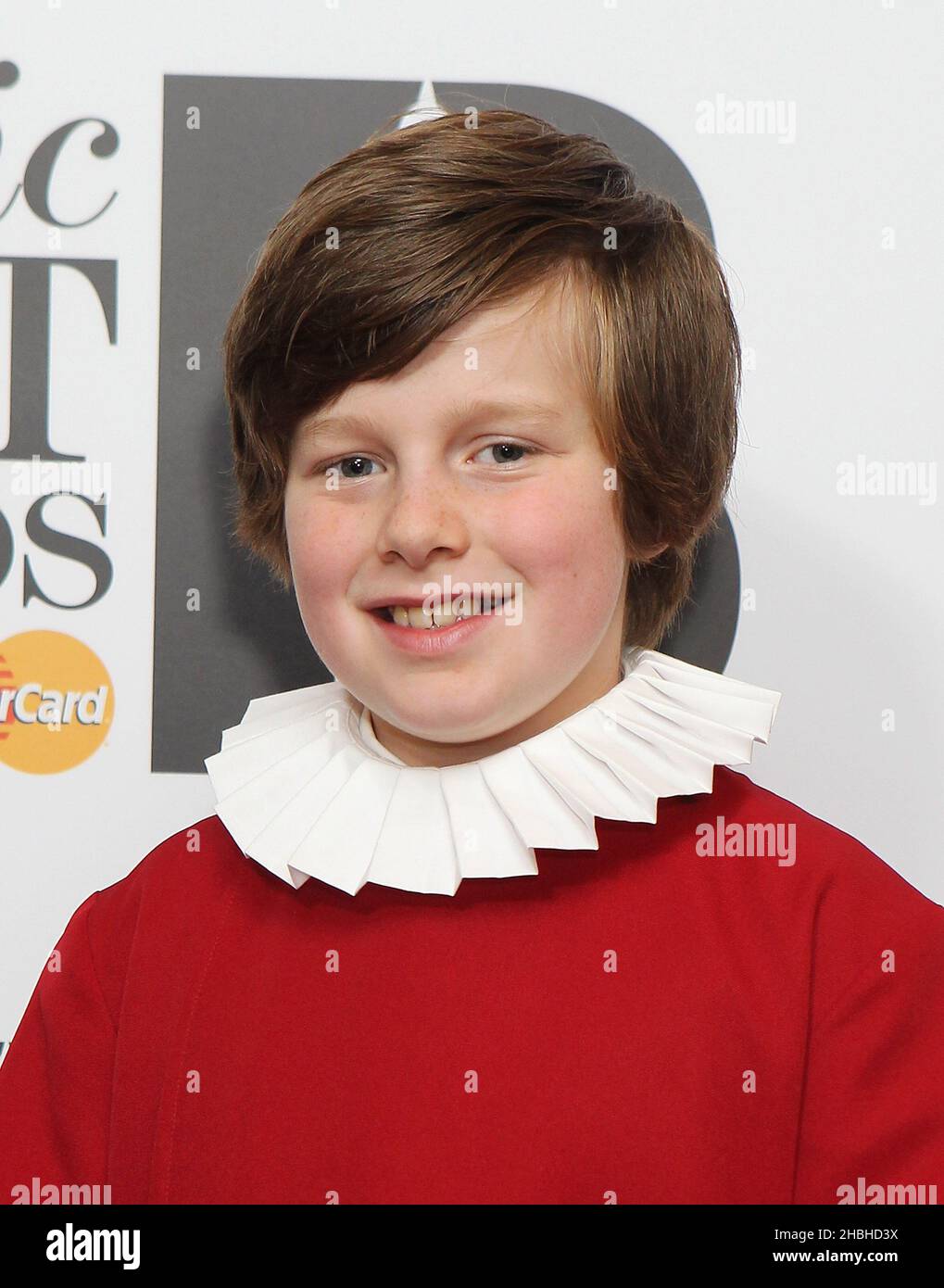 Jack Topping poses at the Classic Brit Awards 2013 with Mastercard at ...