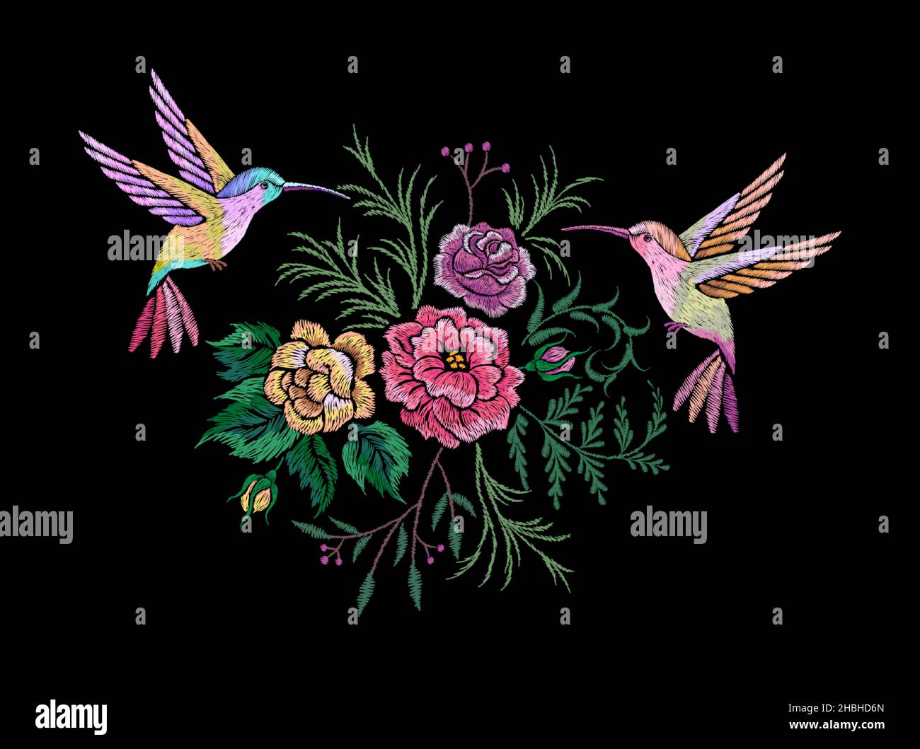 Textile embroidery pattern hi-res stock photography and images - Alamy